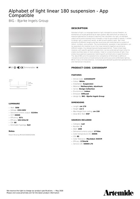 ALPHABET OF LIGHT LINEAR | Linear lighting profile By Artemide design ...