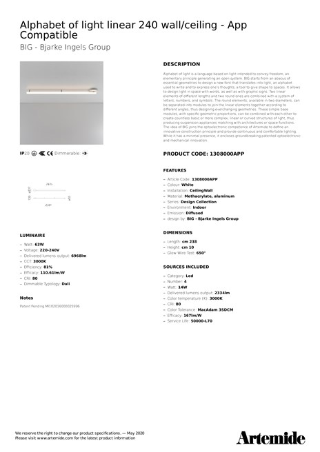 ALPHABET OF LIGHT LINEAR | Ceiling mounted linear lighting profile ...