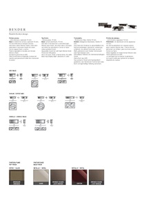 Coffee table BENDER By Minotti design Rodolfo Dordoni