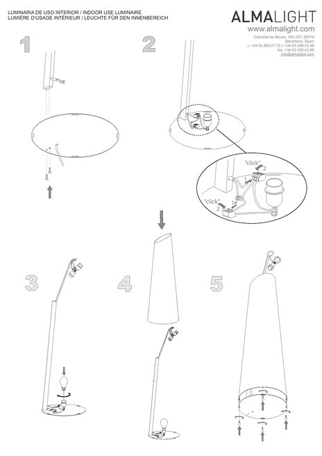 BIG BROTHER Floor lamp By Alma light