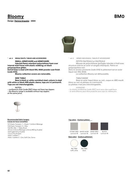 BLOOMY Table basse en Laminam® avec base en acier By Moroso | design ...