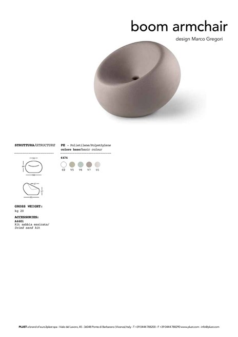BOOM | Fauteuil de jardin By Plust design Marco Gregori