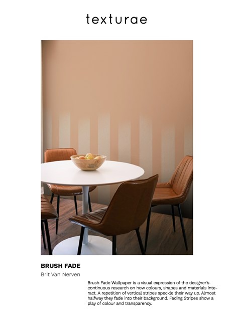 BRUSH FADE Wallpaper By Texturae | design Brit van Nerven