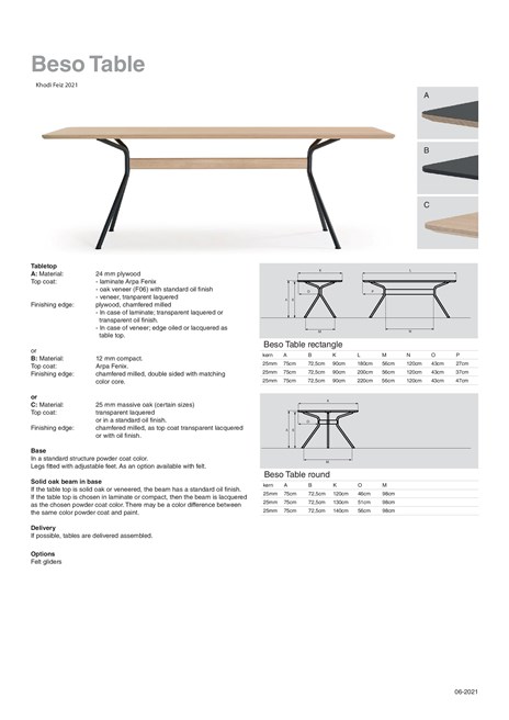 BESO | 桌子 By Artifort 设计师Khodi Feiz