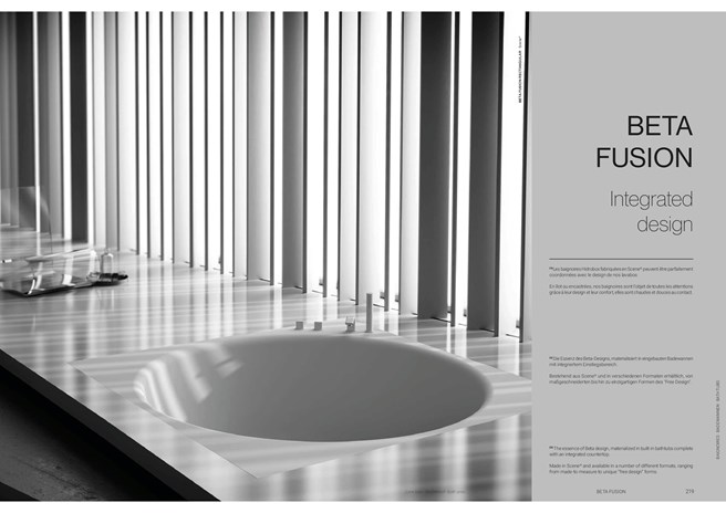 BETA FUSION Square built-in bathtub By Hidrobox