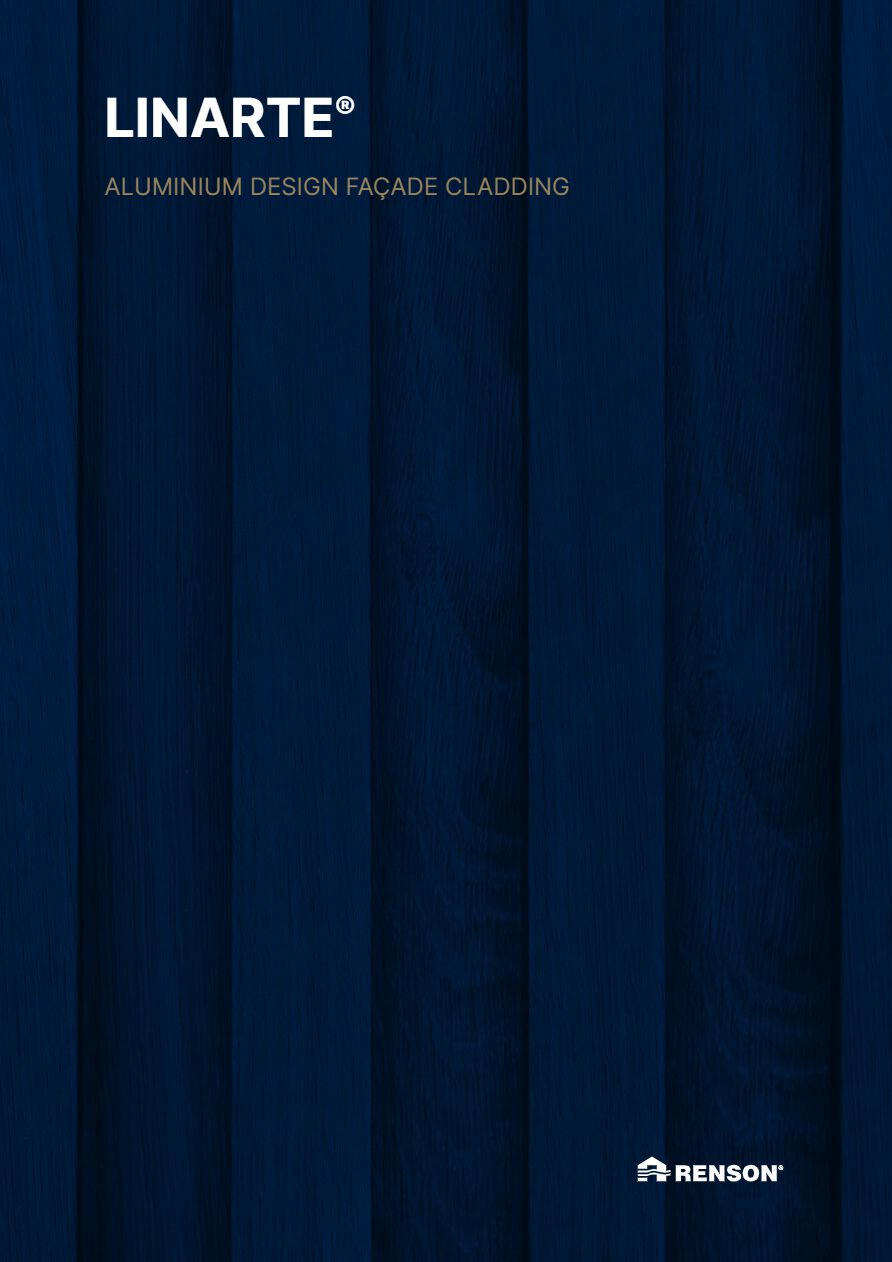 LINARTE WOOD DESIGN Aluminum façade cladding with a wood-like ...