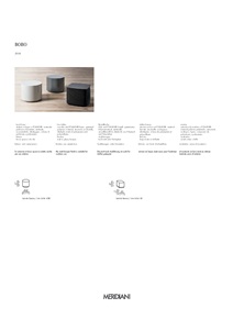 BOBO | 茶几 By Meridiani 设计师Andrea Parisio
