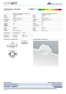 LED recessed spotlight 9098 Indoor Downlight Line By NOBILE ITALIA