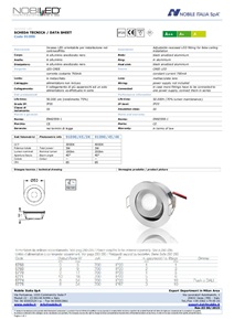 LED spotlight for false ceiling 91090 Indoor Downlight Line By NOBILE ...