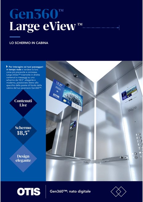 Ascensore senza locale macchina Gen360™ - OTIS Servizi