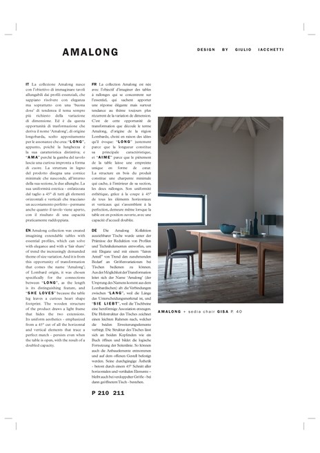 AMALONG 桌子 By BROSS | design Giulio Iacchetti