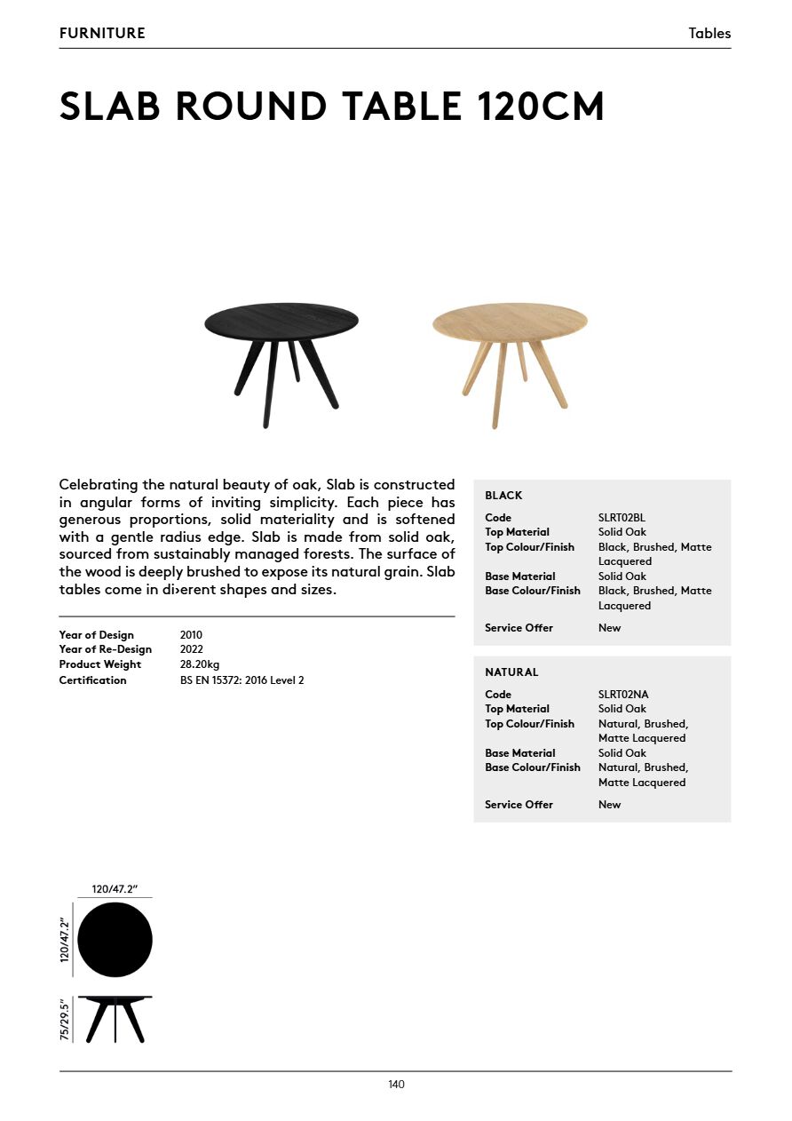 SLAB Round wooden dining table By Tom Dixon | design Tom Dixon designer