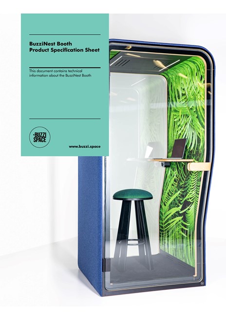 BuzziNest Booth Acoustic phone booth By BuzziSpace