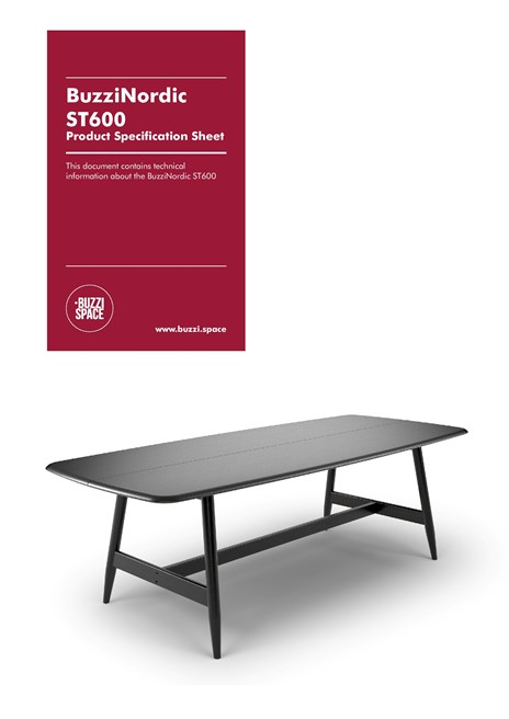 BuzziNordic ST600 meeting table By BuzziSpace design Stäffan Thomasen