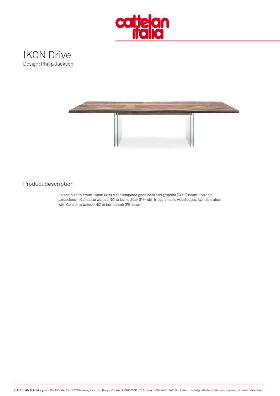 IKON Mesa By Cattelan Italia