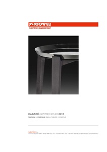 Round coffee table with tray CABARÈ By Flexform