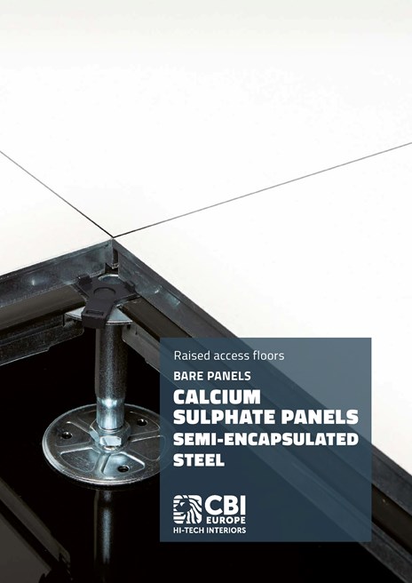 CALCIUM SULPHATE PANELS Pavimento elevado By CBI Europe