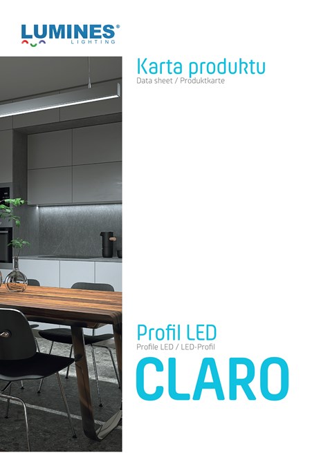 Linear lighting profile for LED modules LUMINES CLARO By Lumines ...