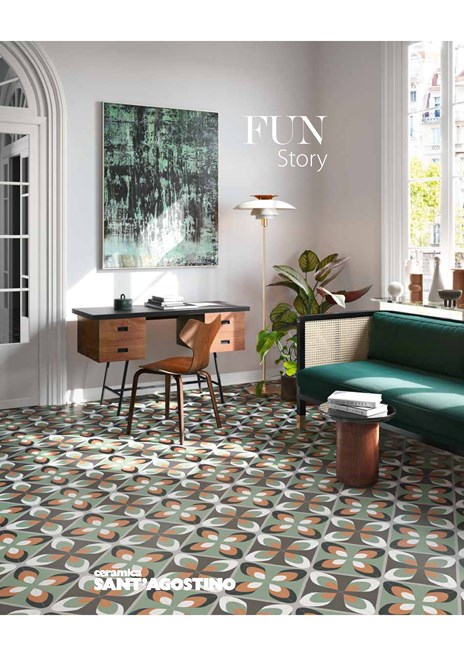 Porcelain stoneware wall/floor tiles with encaustic effect FUN JOY 02 ...