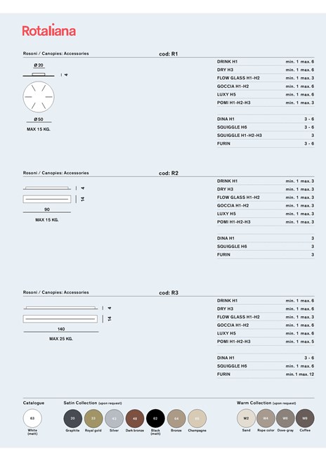 R3 | Pavillon luminaire Pavillon luminaire en métal By Rotaliana