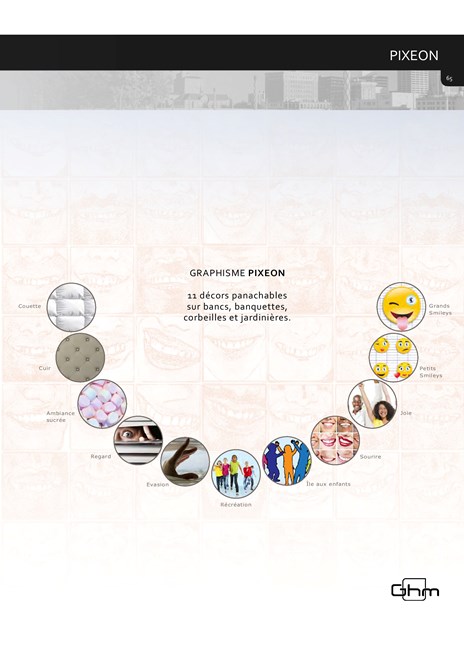 PIXEON | Banc avec dossier Collection Pixeon By GHM-ECLATEC