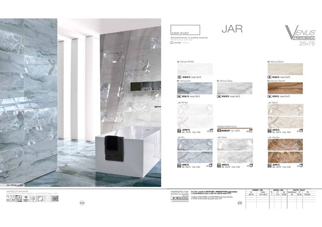 VENUS Pavimento/rivestimento in gres porcellanato By CERAMICHE BRENNERO
