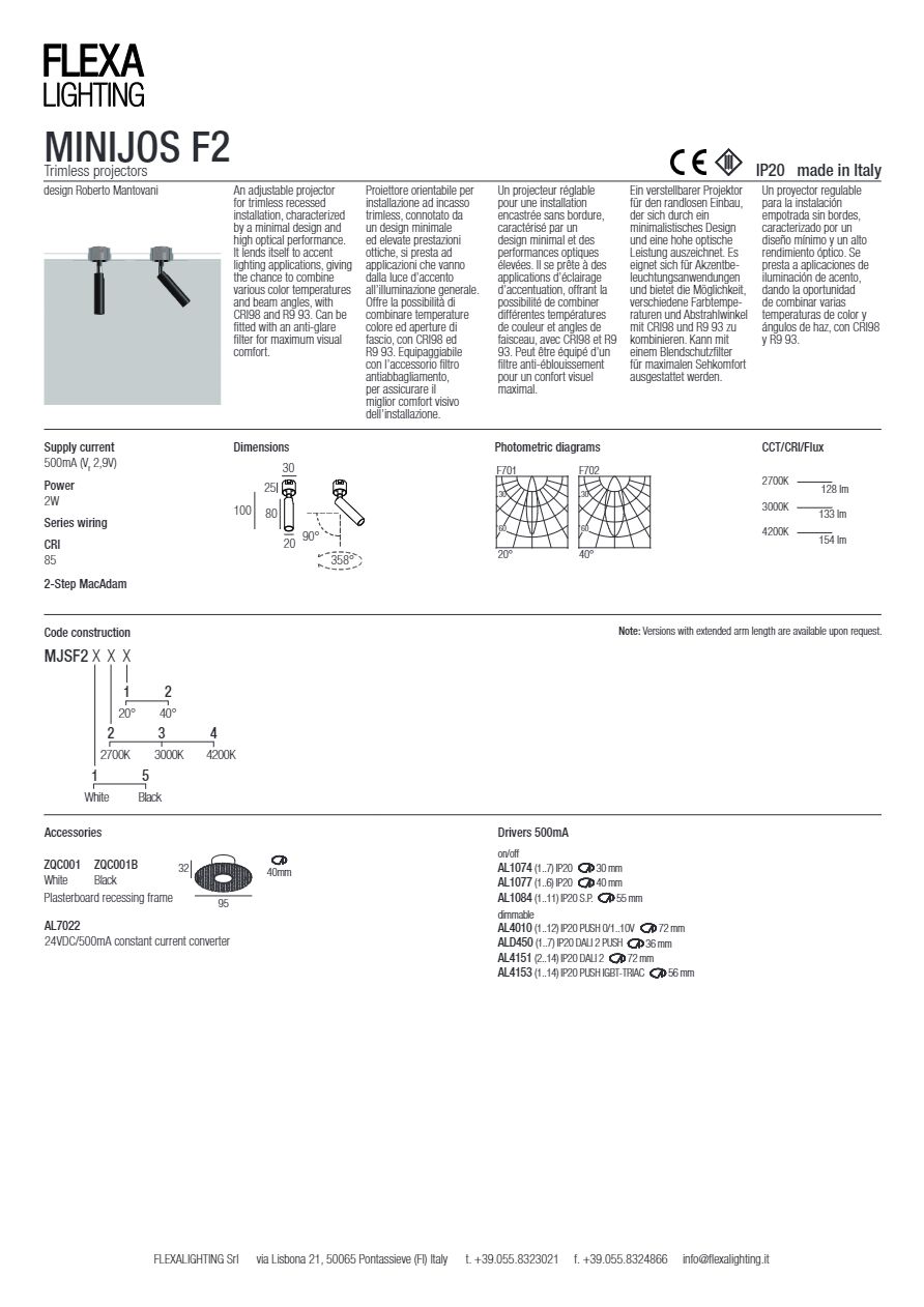 MINIJOS F2 Spotlight By Flexalighting