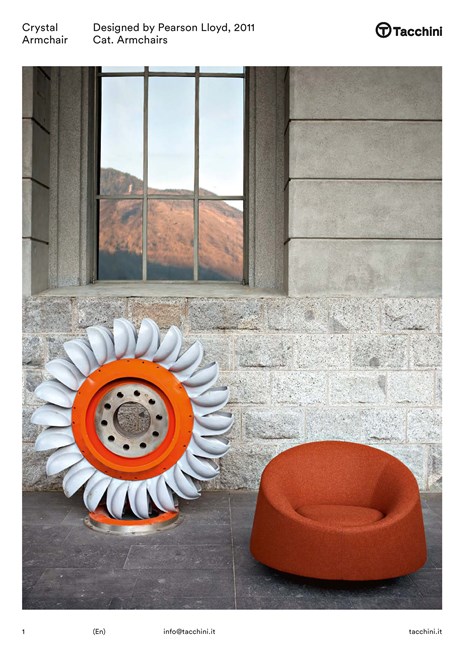 CRYSTAL | Armchair By Tacchini design PearsonLloyd