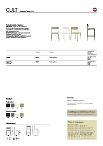 CULT | Sgabello alto Collezione Cult By Segis design Archirivolto