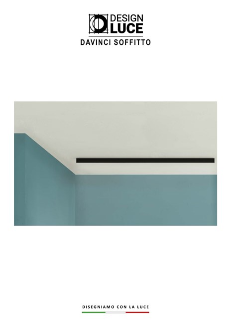 DAVINCI LED powder coated aluminium ceiling lamp By Design Luce ...