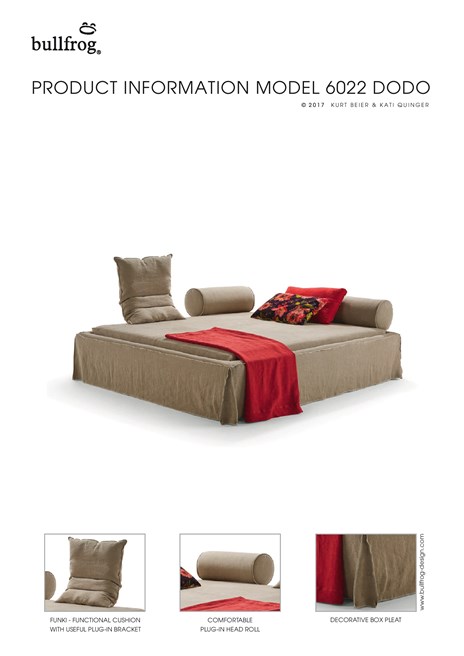 DODO Bed By Bullfrog | design Kurt Beier, Kati Quinger