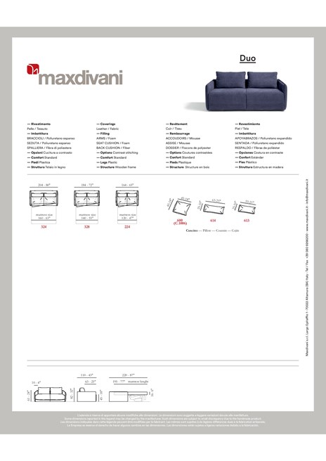 DUO sofa By Max Divani