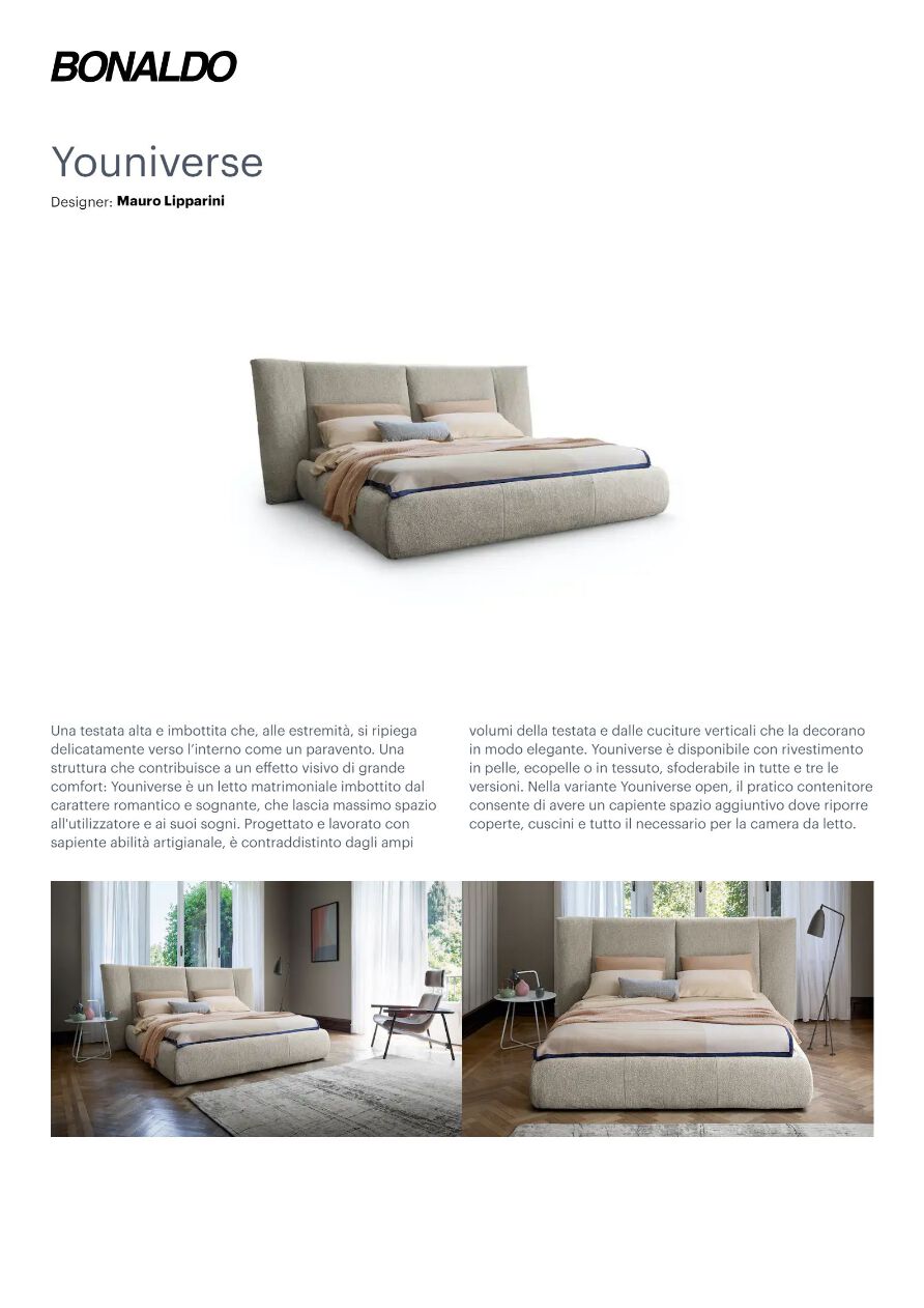 YOUNIVERSE Letto By Bonaldo | design Mauro Lipparini