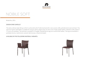 NOBILE SOFT | Silla para restaurante Silla para restaurante By Draenert | design Gino Carollo