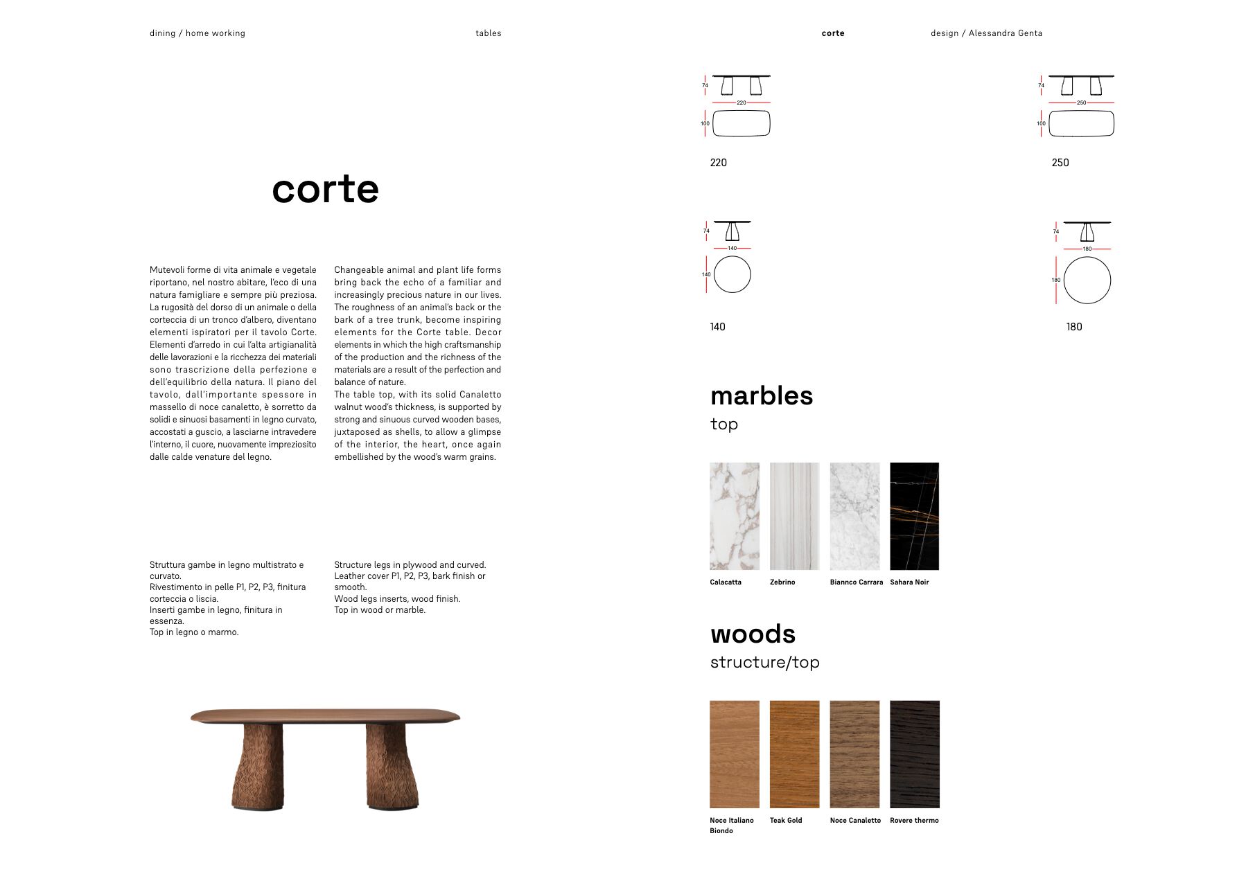 CORTE Table By Casa Covre