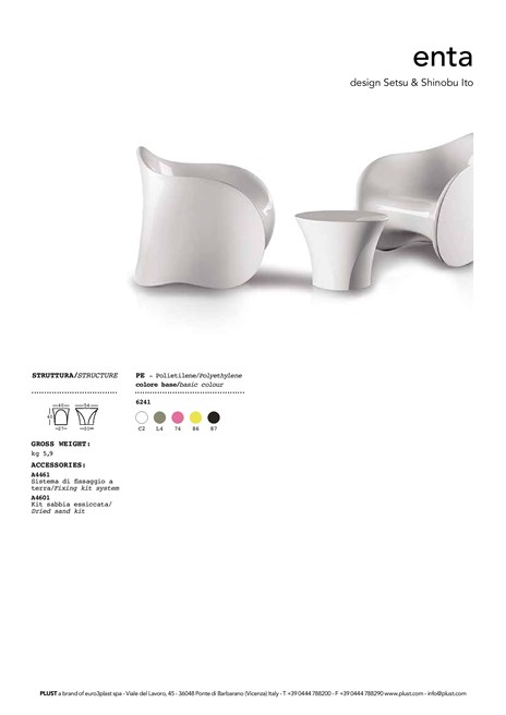 ENTA Coffee table By Plust | design Setsu & Shinobu Ito