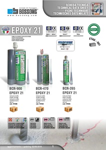 Ancorante chimico EPOXY21 - BOSSONG - Edilportale