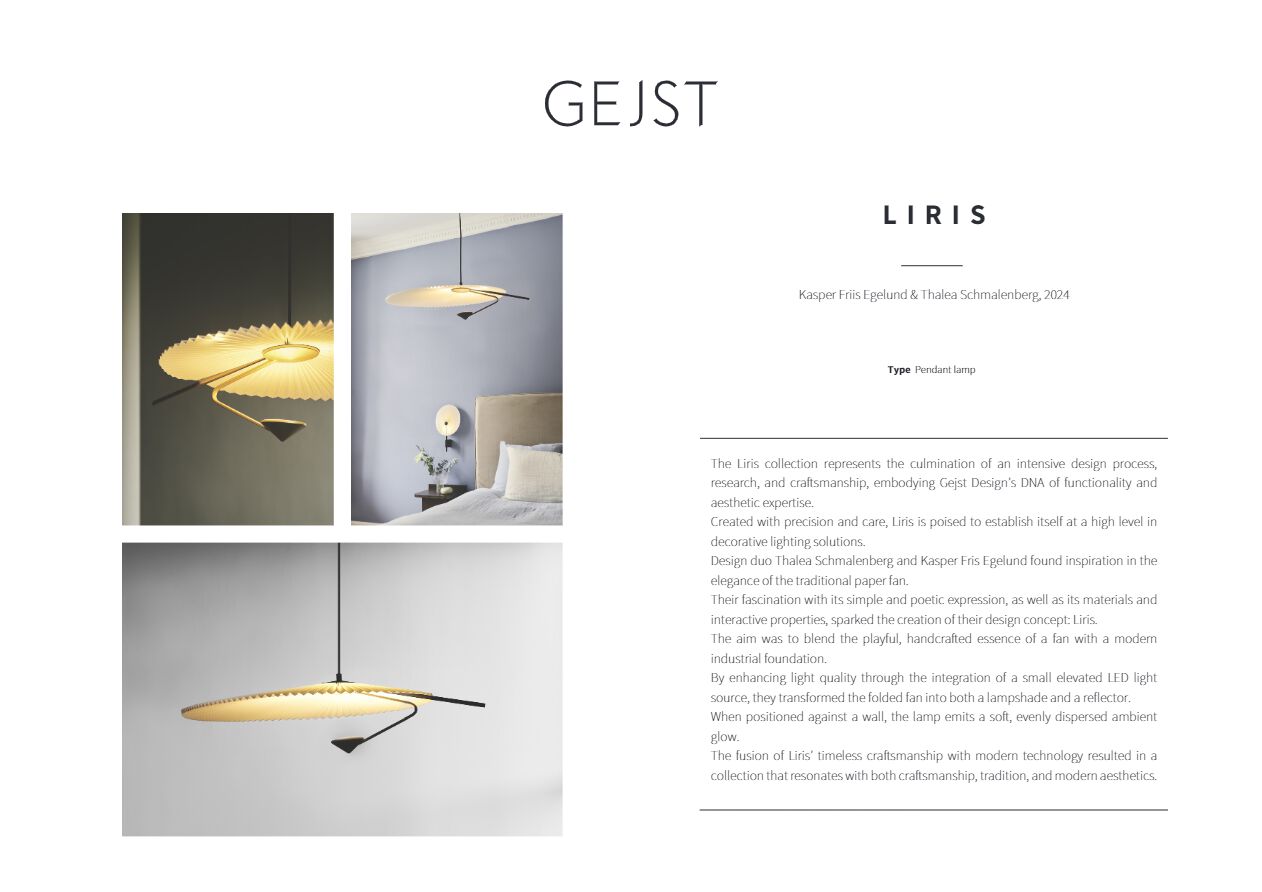 LIRIS Pendant lamp By Gejst