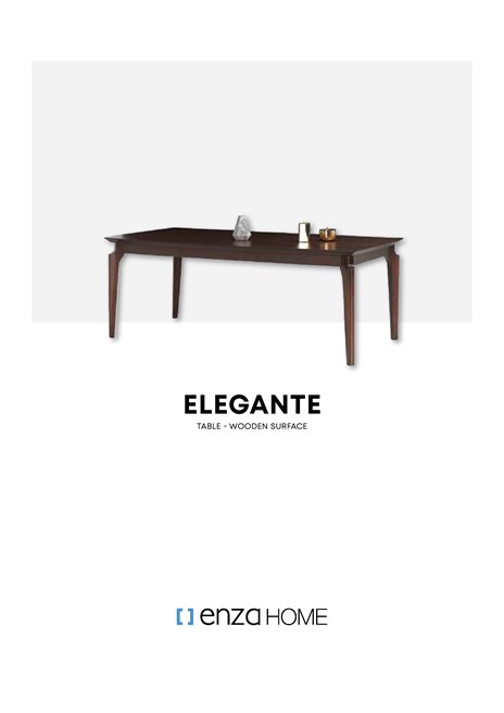ELEGANTE | Mesa de madeira Coleção Elegante By Enza Home