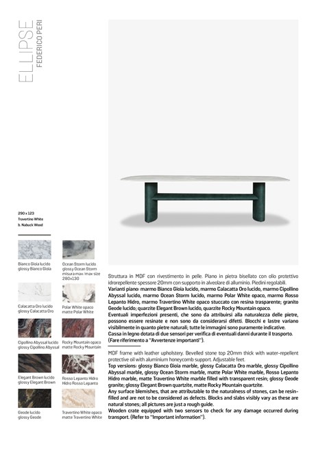 ELLIPSE Ellipse Collection By BAXTER design Federico Peri