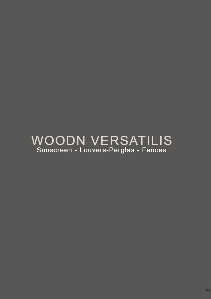 WOODN VERSATILIS Pérgola de madera sintética By Woodn Greenwood
