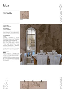 Panoramic wallpaper with floral pattern FABA Collection 2015 Collection ...