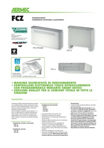 Ventilconvettore a parete FCZ - AERMEC - Edilportale