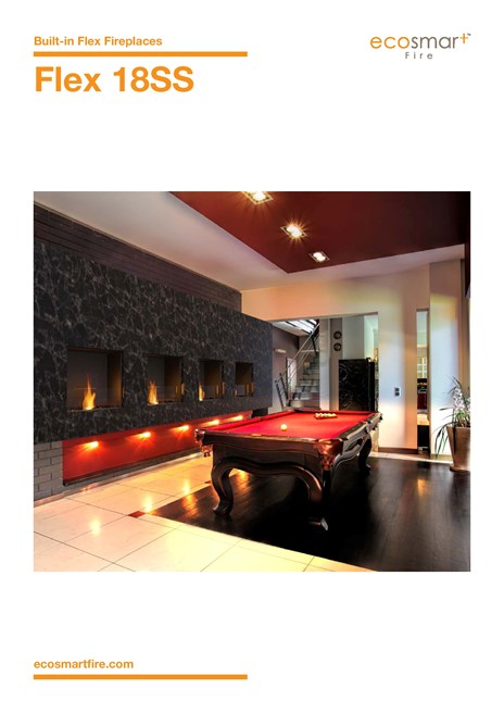 FLEX 18SS Inserto per camini By EcoSmart Fire
