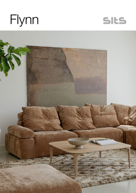 Sectional fabric sofa FLYNN By Sits design Steven Schilte