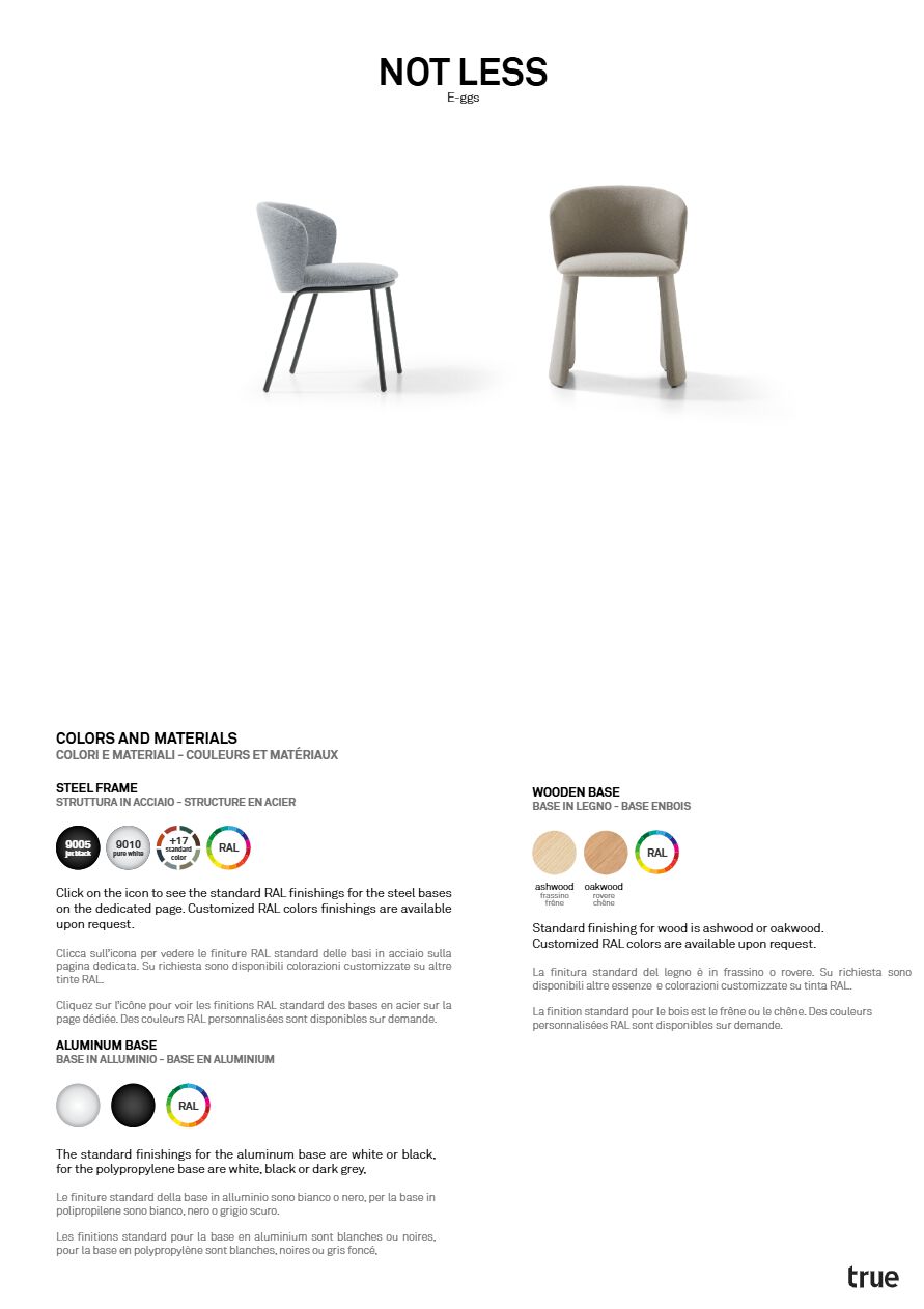 NOT LESS Chair By True Design