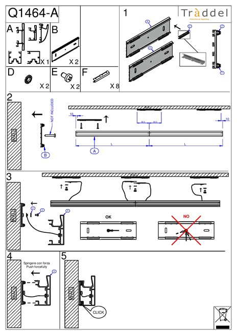 FYLO+ SURFACE_4 Anodized aluminium linear lighting profile By Linea ...