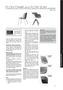 FLOW SLIM | Chair with 5-spoke base By MDF Italia