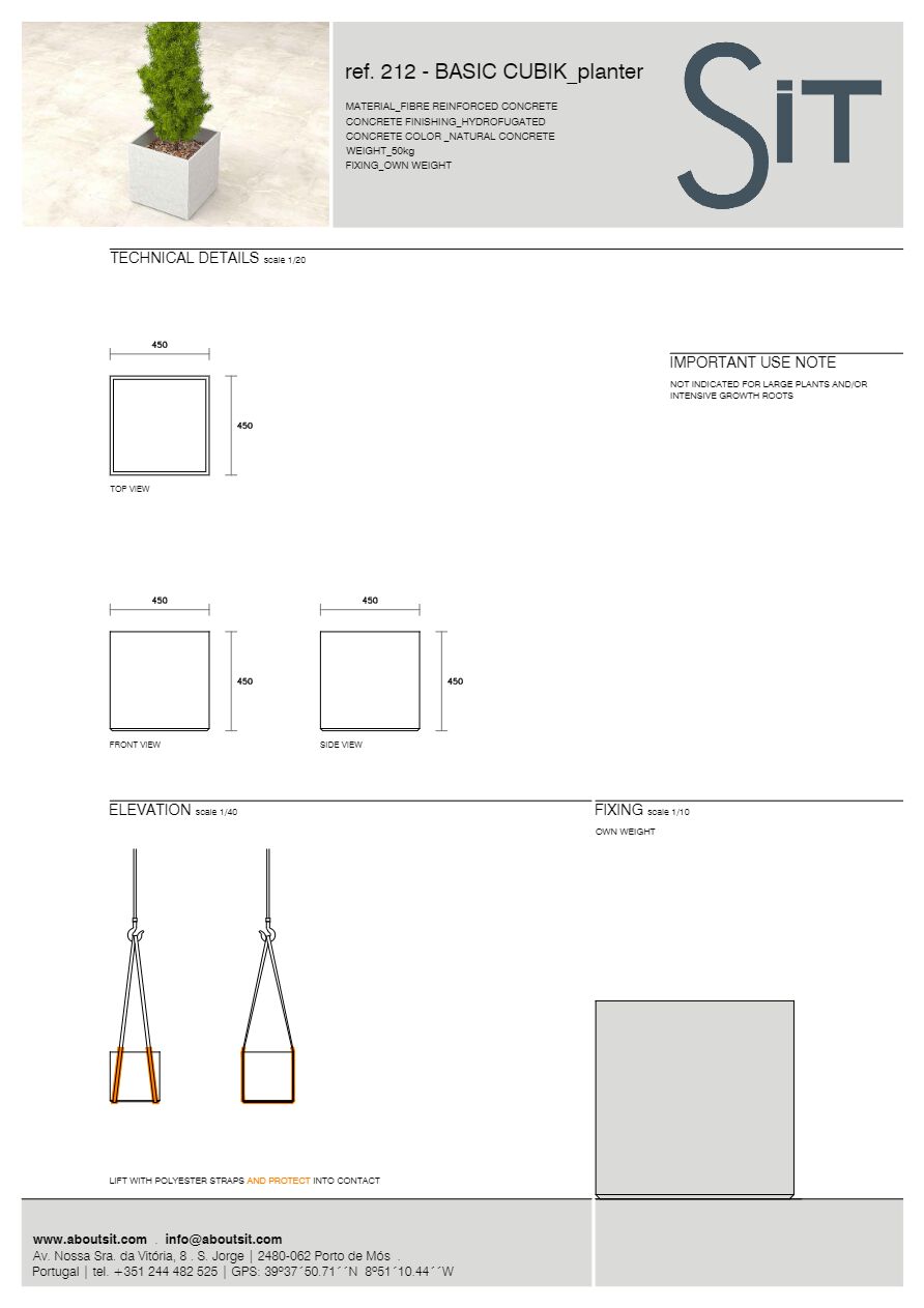 CUBIC Flower pot By SIT