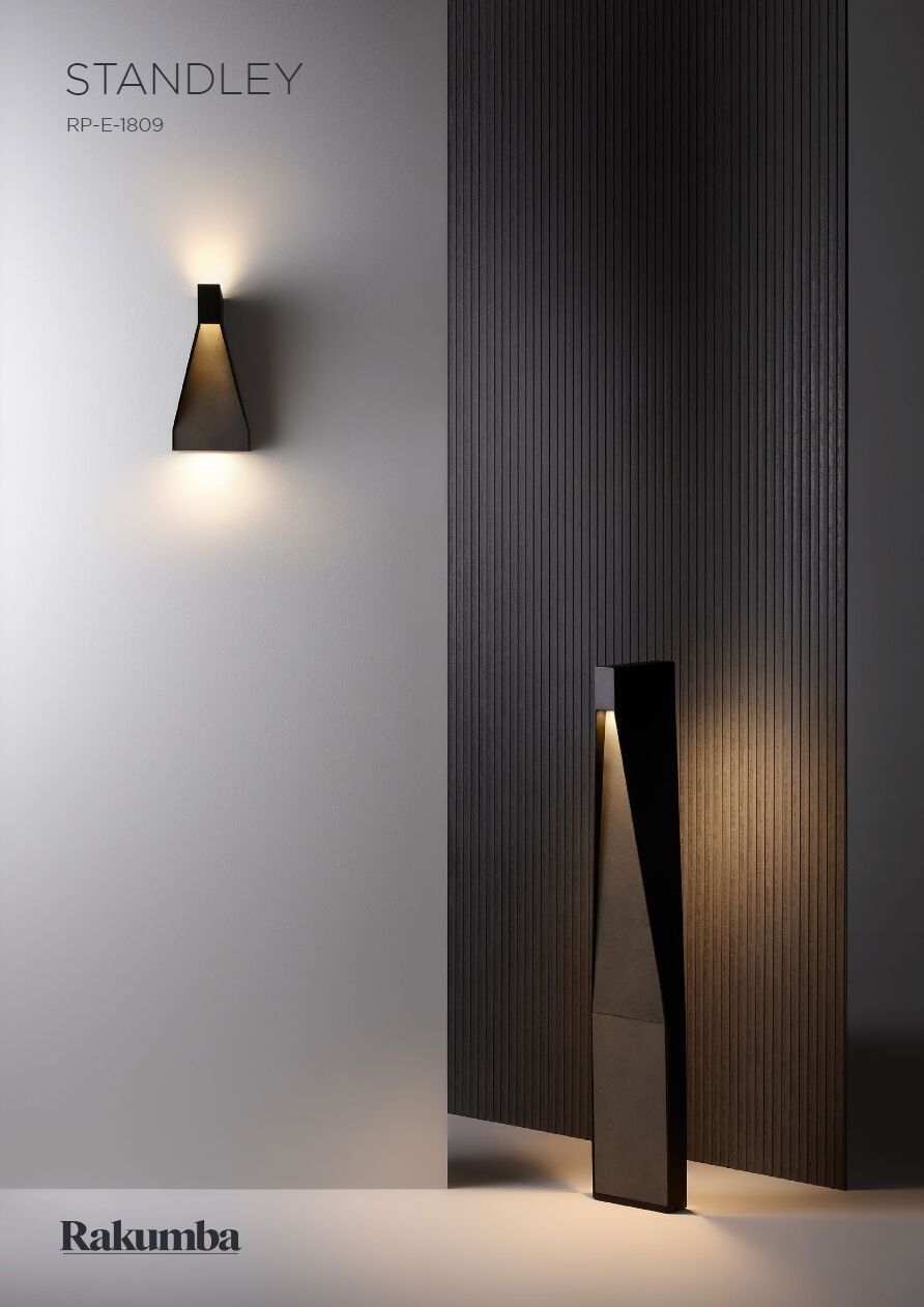 STANDLEY LED Bluestone outdoor bollard By Rakumba | design Jon Goulder